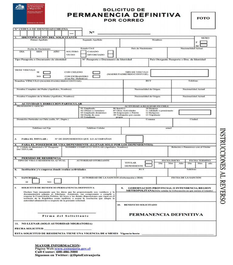 Visa definitiva Chile - Conoce cómo obtenerla - 2026