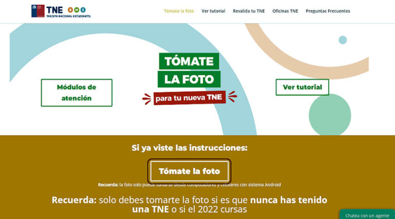 Tarjeta Nacional Escolar (TNE)-Como saber cuando retirarla - 2026